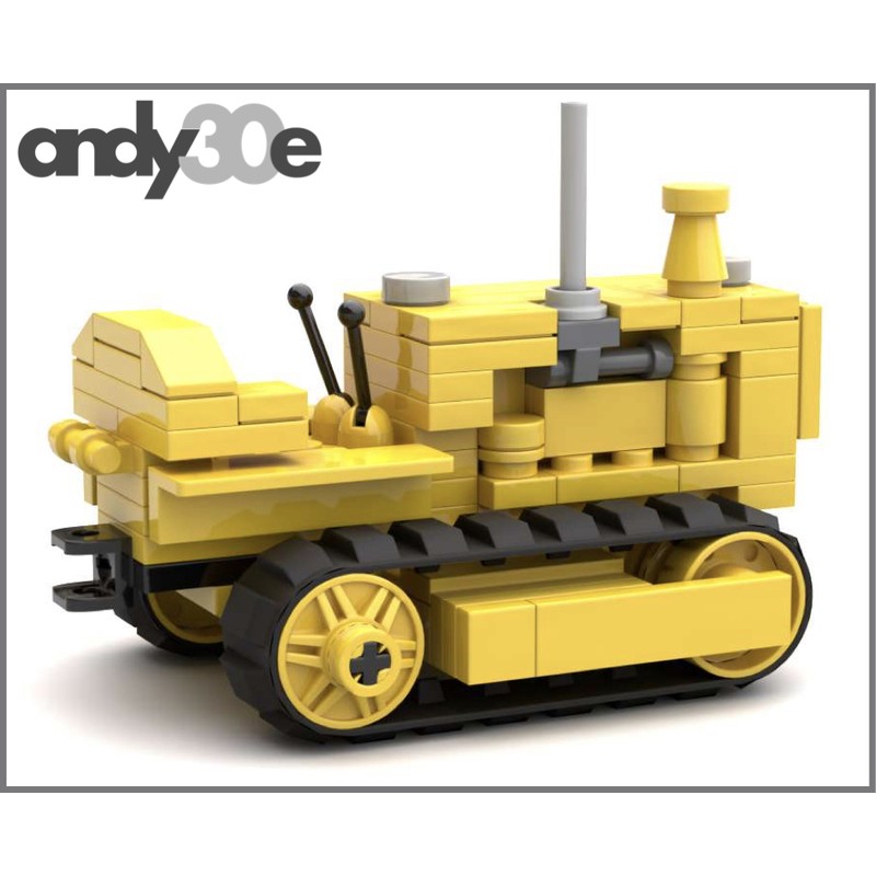 Lego Moc Caterpillar Crawler Tractor By Andy30e Rebrickable Build