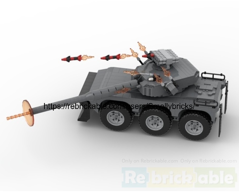 LEGO MOC-256170 HTV-92 Heavy Assault Tank by Smellybricks | Rebrickable ...