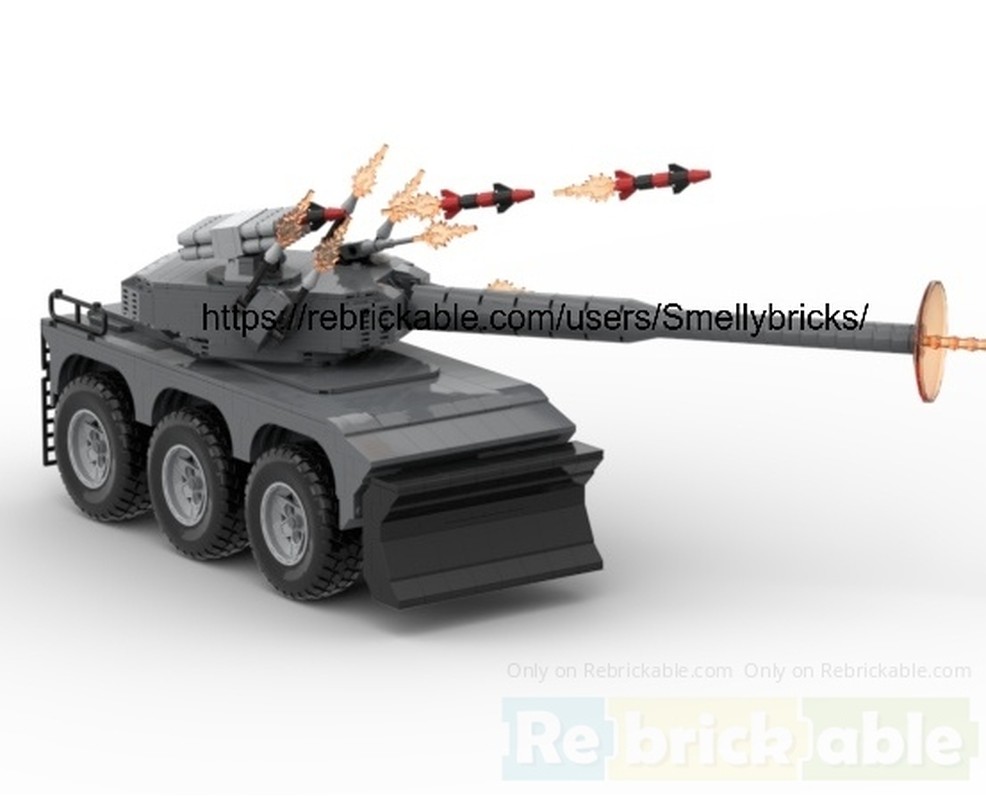 LEGO MOC-256170 HTV-92 Heavy Assault Tank by Smellybricks | Rebrickable ...