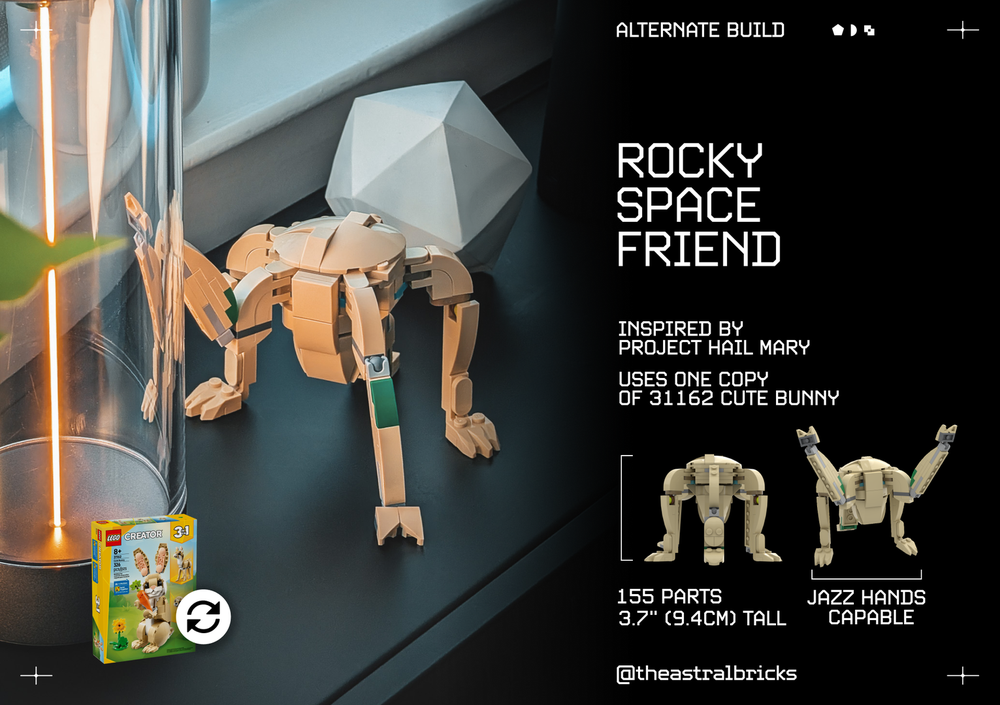 LEGO MOC-256214 Rocky Space Friend by The_Astral_J | Rebrickable ...