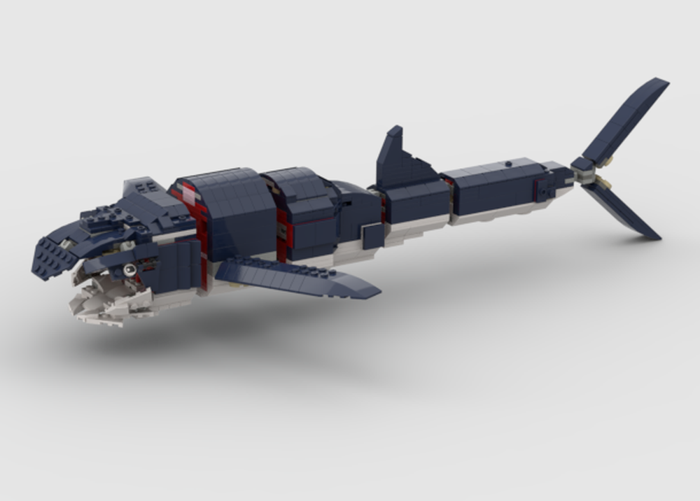 LEGO MOC-256303 31088x10 Whaleshark/Leedsichthys Hybrid by Three-One ...