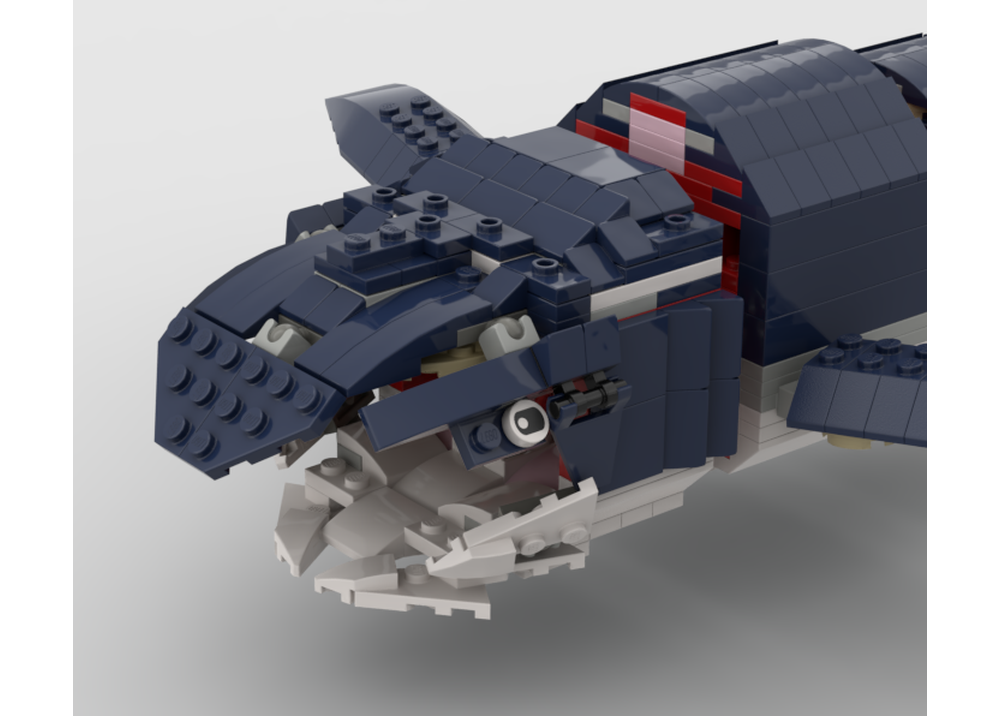 LEGO MOC-256303 31088x10 Whaleshark/Leedsichthys Hybrid by Three-One ...