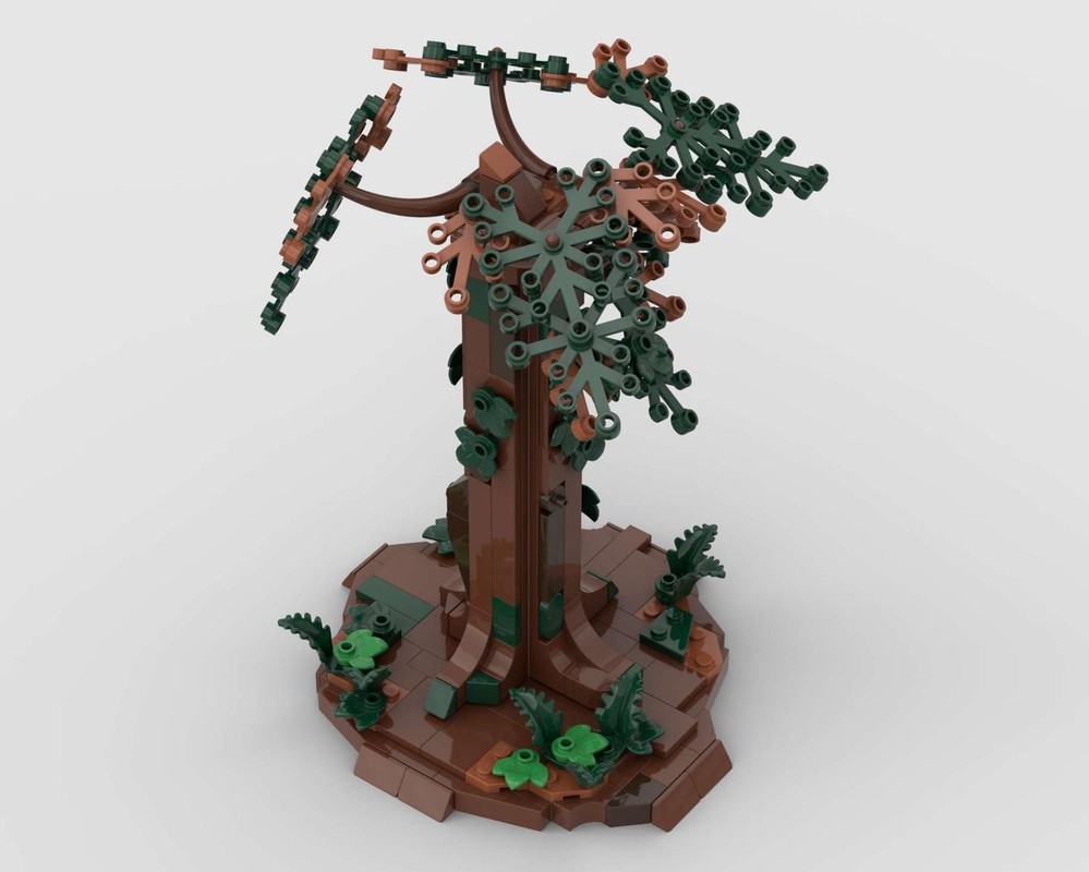 LEGO MOC-256320 Old Forest Tree - Removable Display Model, Inspired by ...