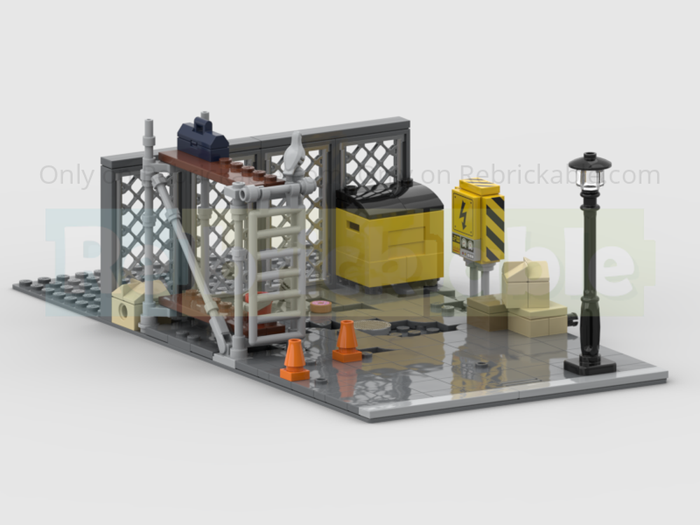 LEGO MOC-256363 Modular City Back Alley V2 by WagglyWalnut ...
