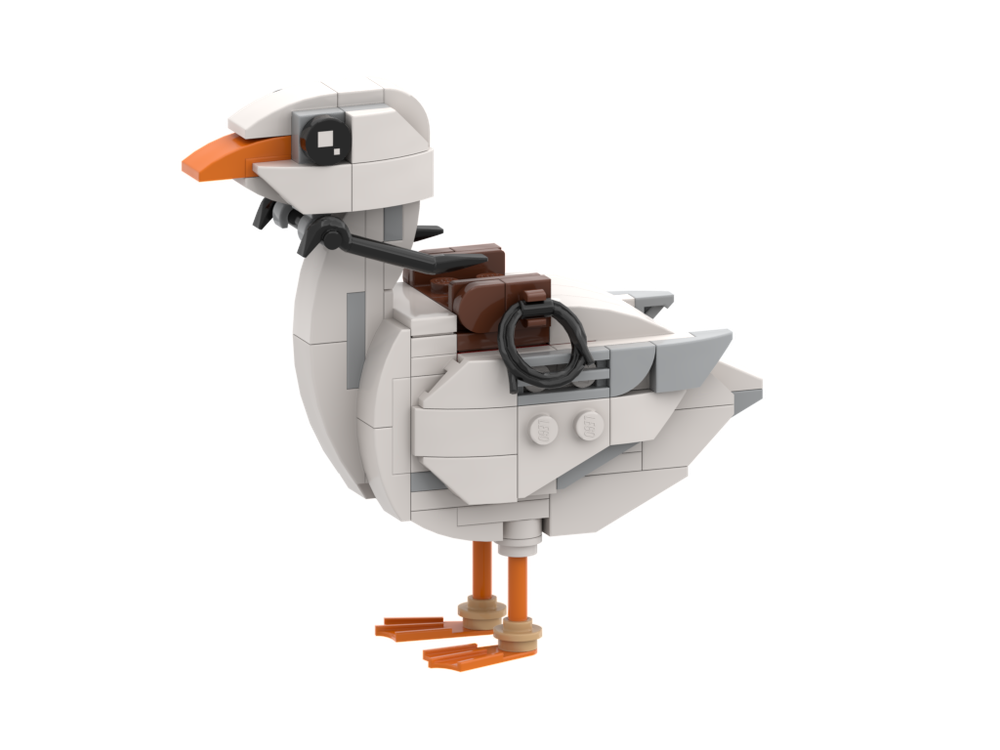 LEGO MOC-256382 Rideable goose by SKABRAM | Rebrickable - Build with LEGO
