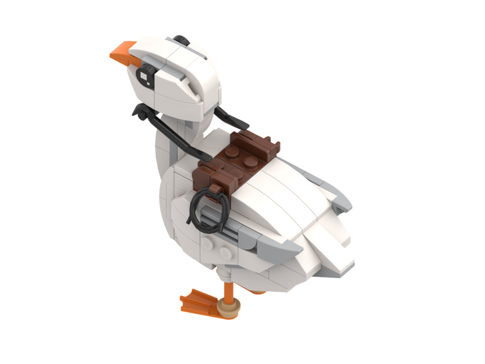LEGO MOC-256382 Rideable goose by SKABRAM | Rebrickable - Build with LEGO