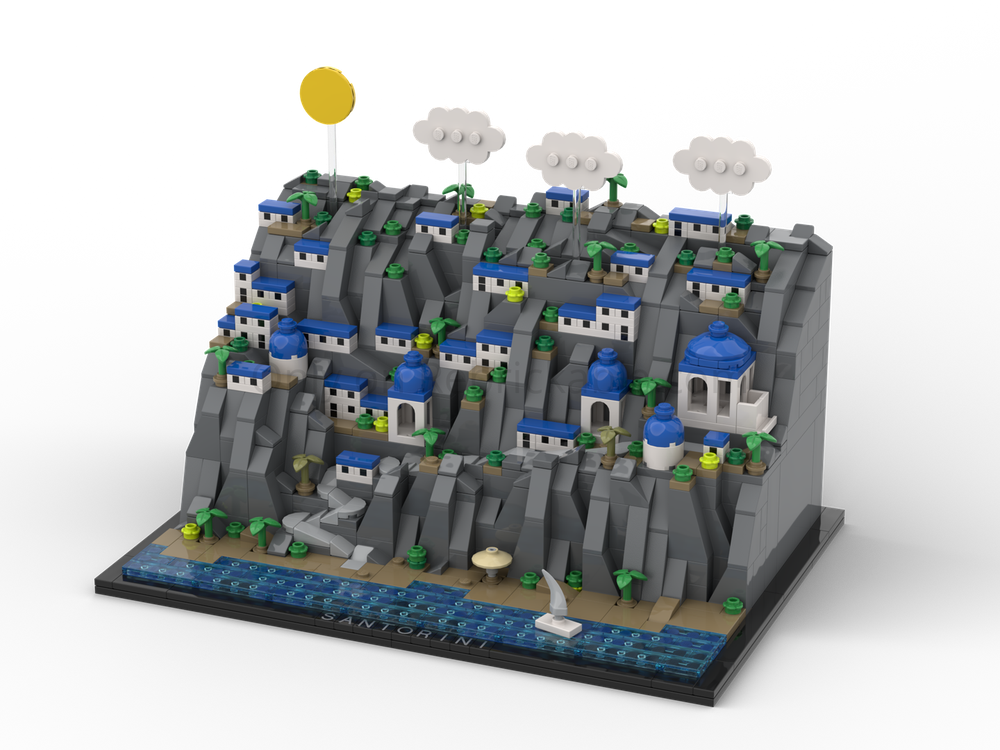 LEGO MOC-256432 Santorini | Greece by MilanLego123 | Rebrickable ...