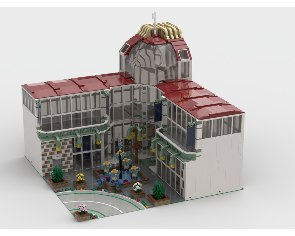 LEGO MOC-25651 Art and Convention Center (large inner/inverse corner ...