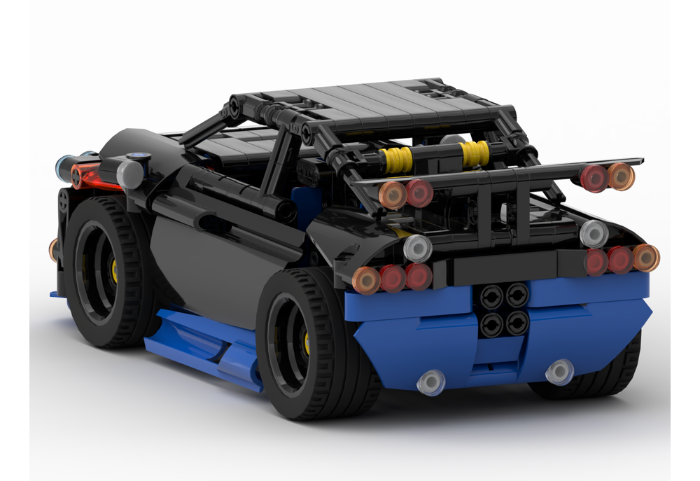 LEGO MOC Street Racer by Theoderic | Rebrickable - Build with LEGO