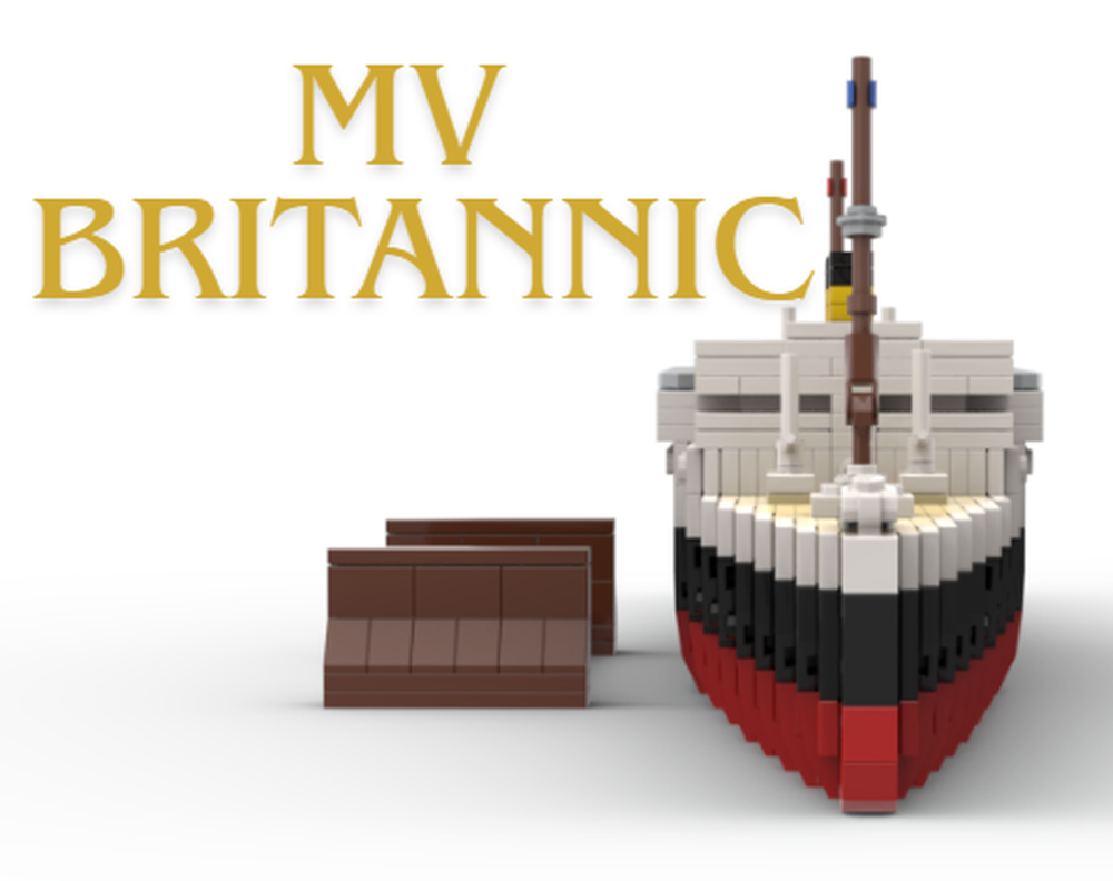LEGO MOC-256572 MV Britannic (1934) by Coltbuilt Designs | Rebrickable ...