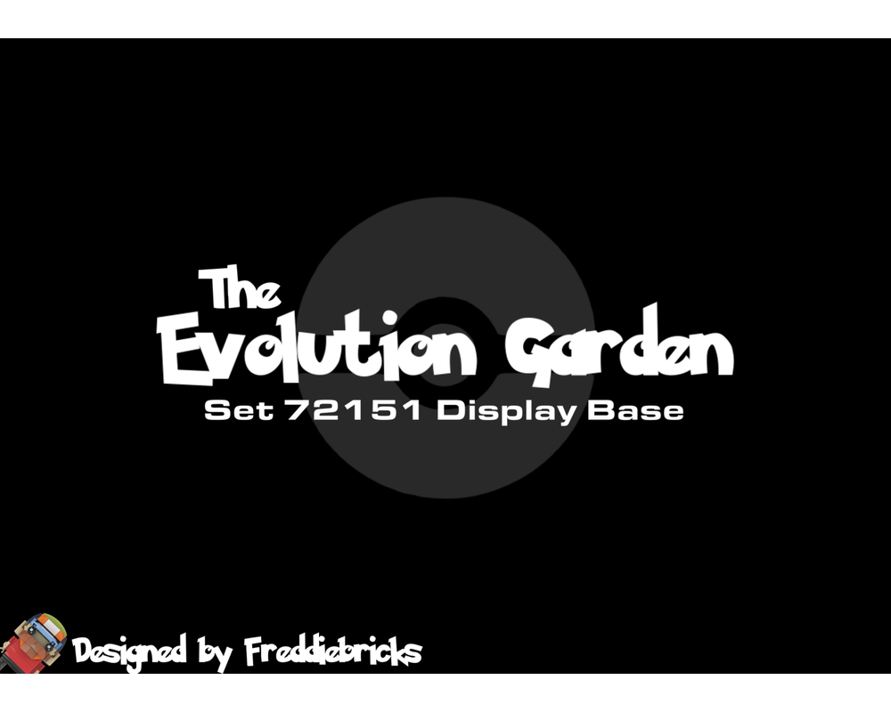 LEGO MOC-256652 The Evolution Garden - Set 72151 Display Base by ...