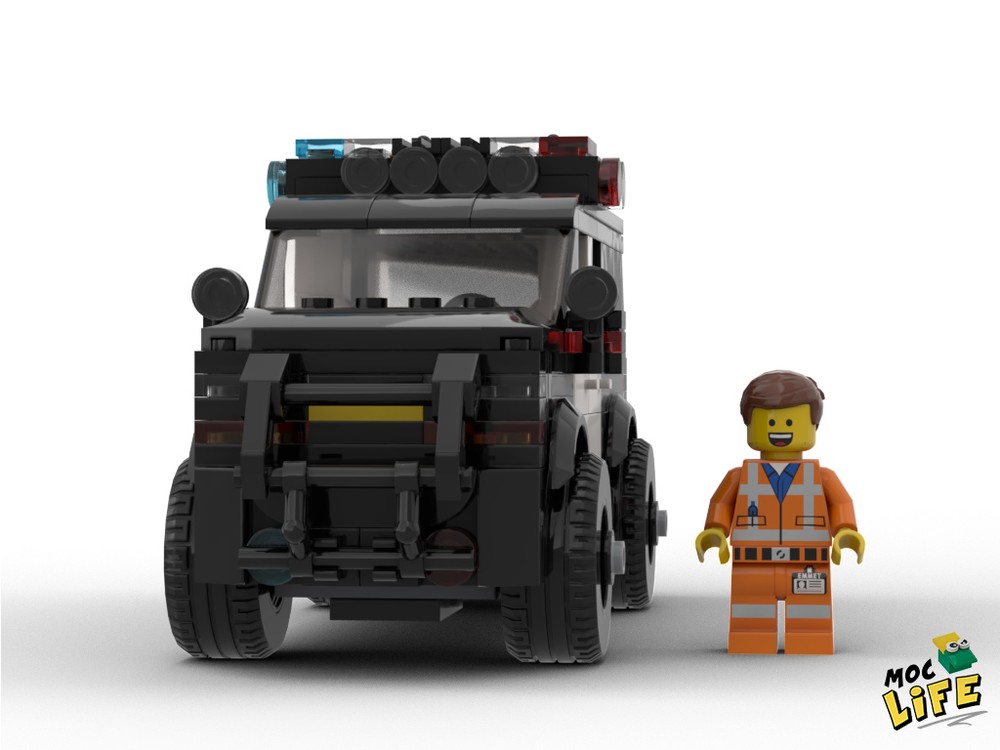 LEGO MOC Chevrolet Tahoe police by MocLife | Rebrickable - Build with LEGO
