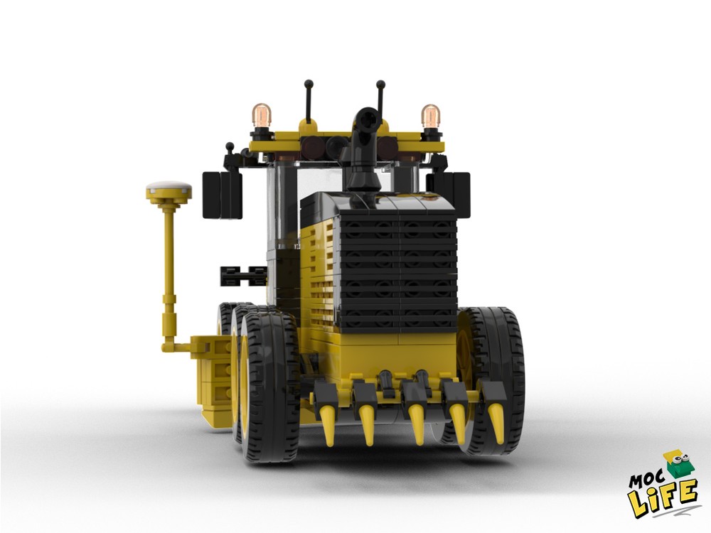 LEGO MOC John Deere grader by MocLife | Rebrickable - Build with LEGO