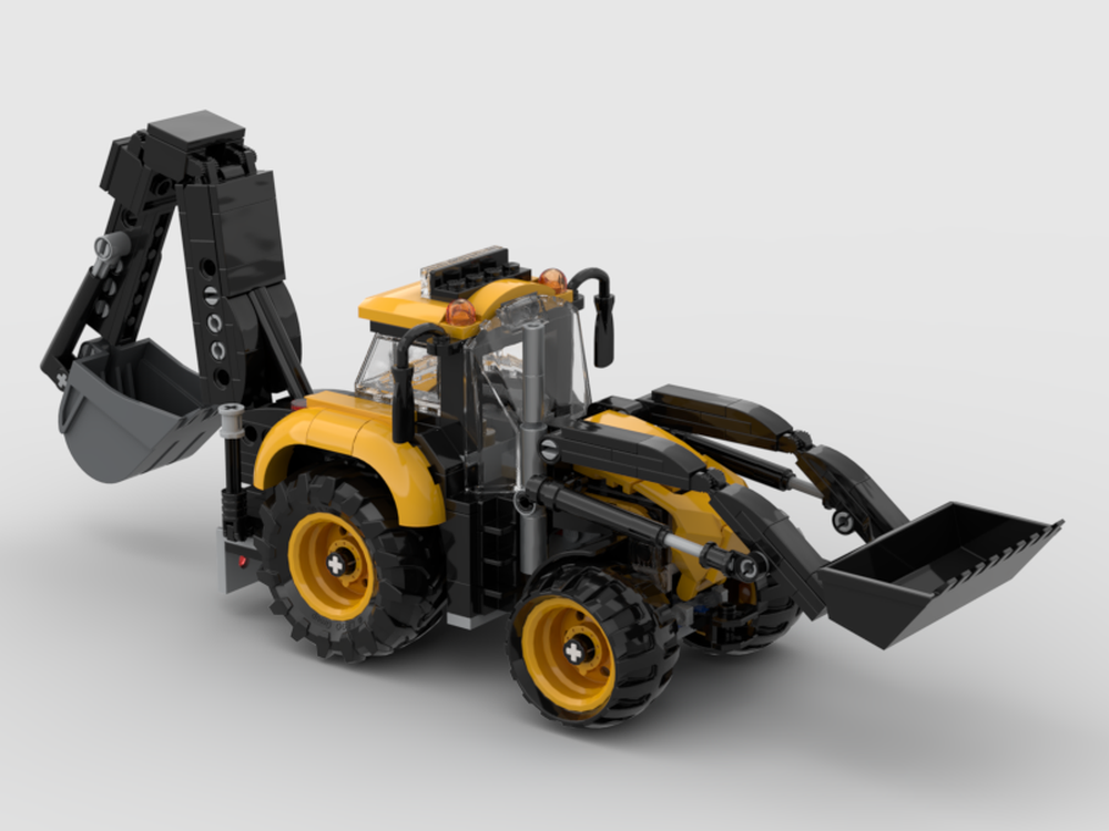 LEGO MOC-256894 City Backhoe based on 60498 by mm182 | Rebrickable ...