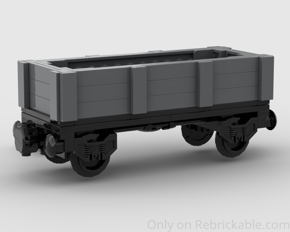 LEGO MOC-256946 Cargo Train Open Truck (6-wide) by DailyWeeklyBuilds ...