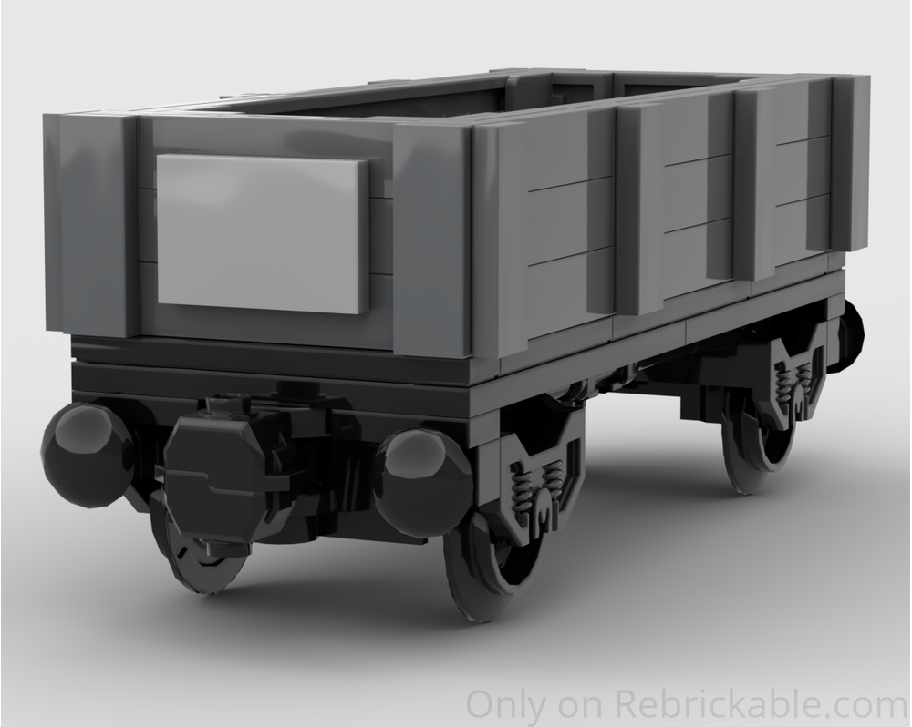 LEGO MOC-256946 Cargo Train Open Truck (6-wide) by DailyWeeklyBuilds ...