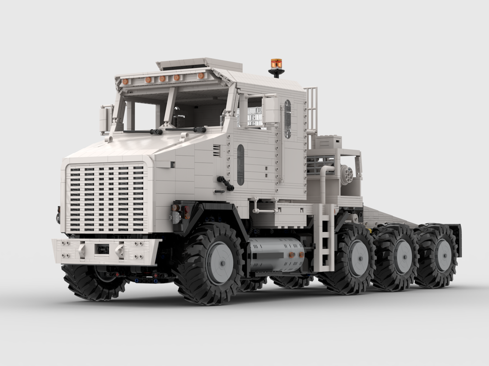 LEGO MOC-257014 Oshkosh M1070 military truck white by LingKong ...
