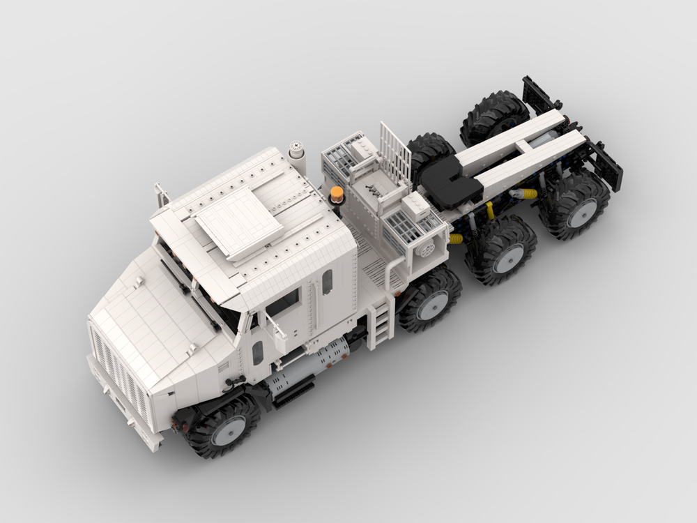 LEGO MOC-257014 Oshkosh M1070 military truck white by LingKong ...