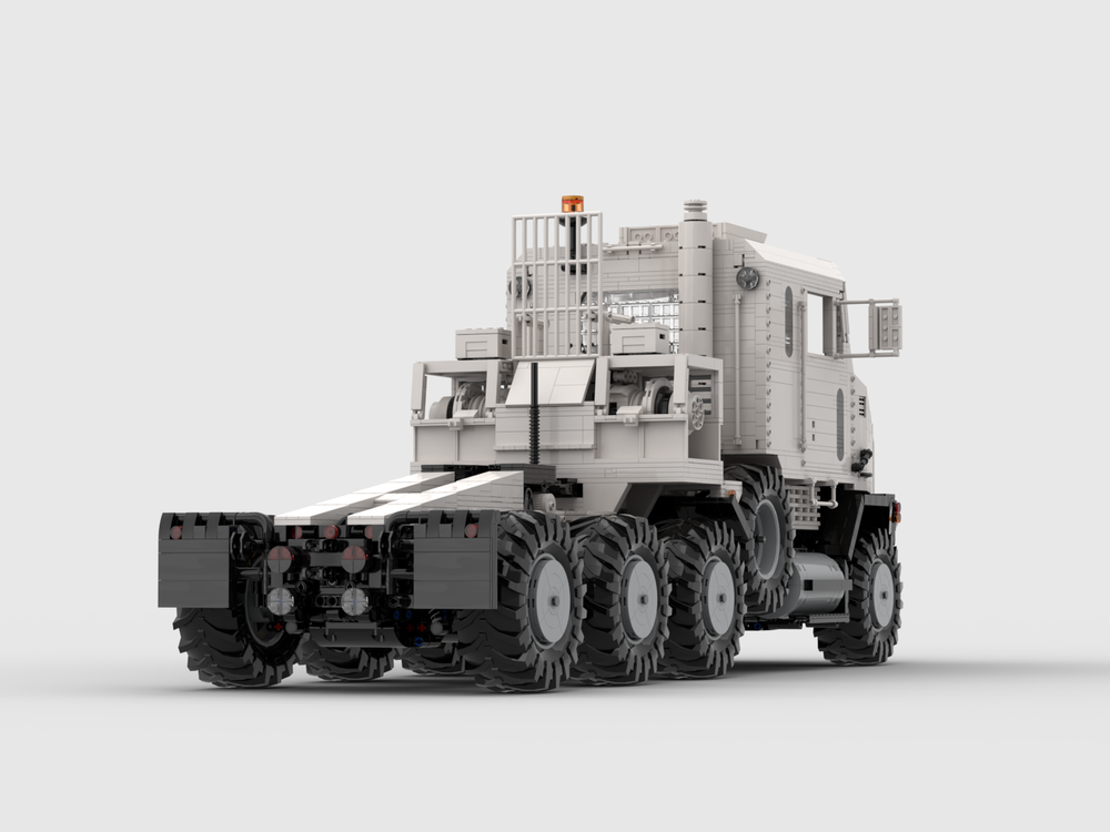 LEGO MOC-257014 Oshkosh M1070 military truck white by LingKong ...