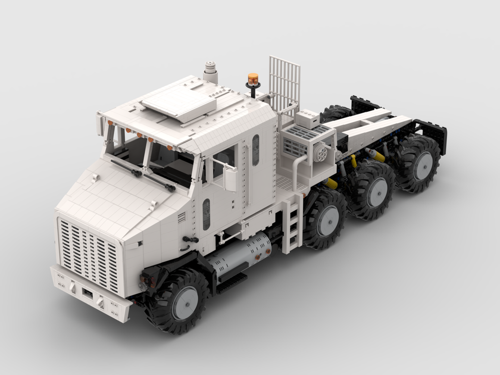 LEGO MOC-257014 Oshkosh M1070 military truck white by LingKong ...