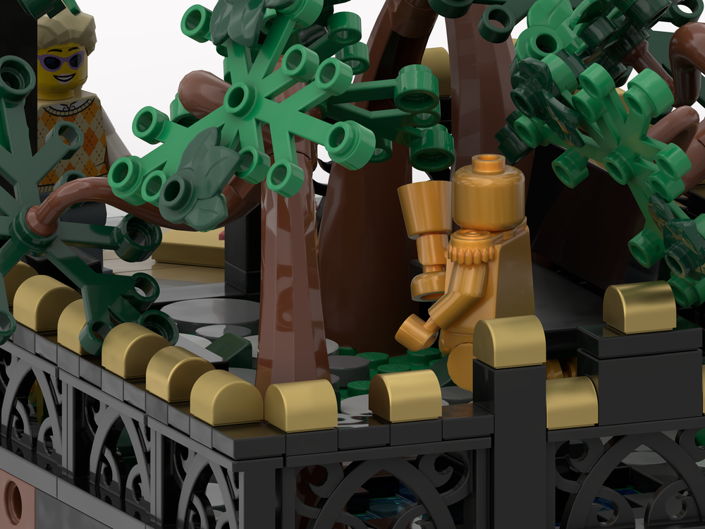 LEGO MOC-257022 Modular Park by Zardbricks | Rebrickable - Build with LEGO