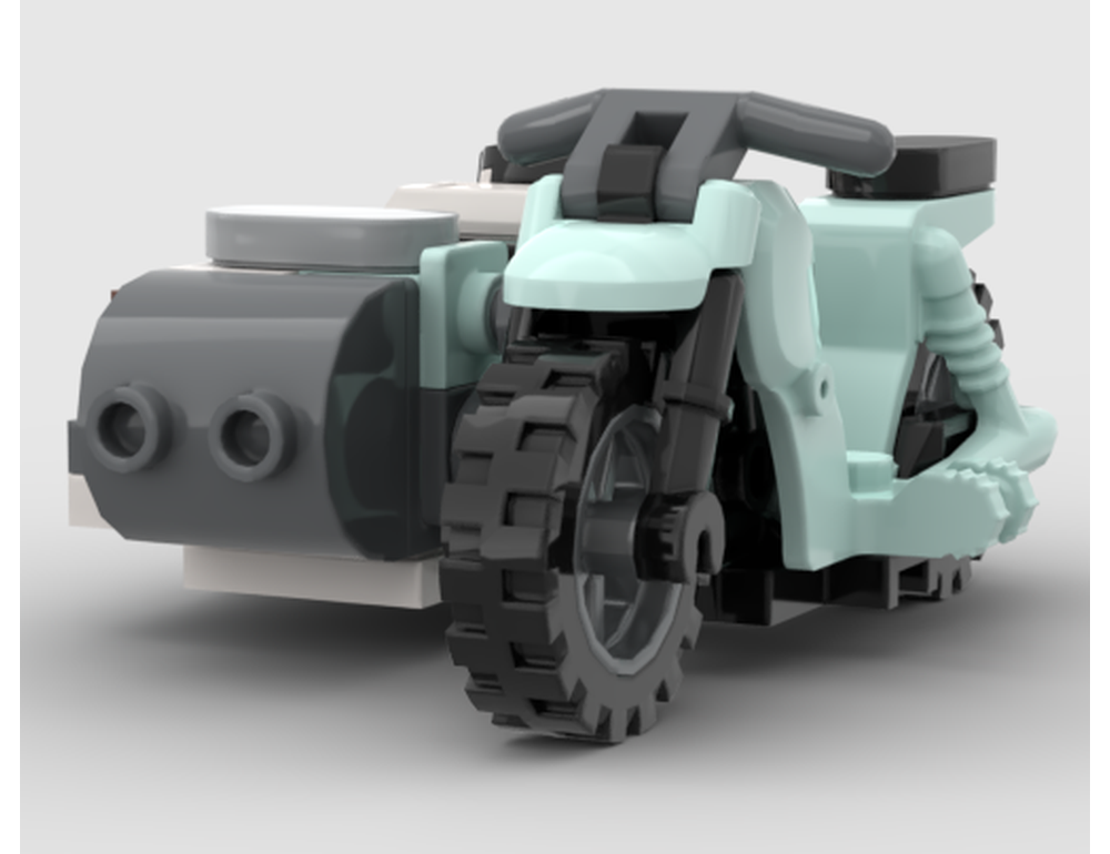 LEGO MOC-257102 ww2 bmw r75 winter camouflage Indiana Jones and the ...