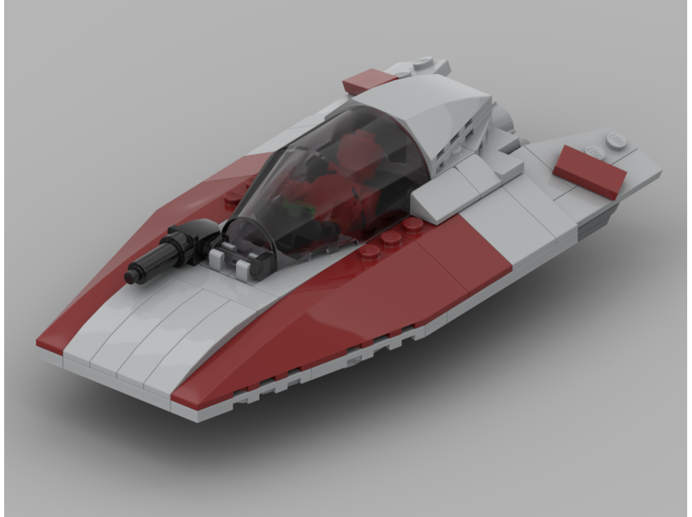 LEGO MOC-257124 Gaba-18 Airspeeder (Republic Recon Speeder) by Krieg_15 ...