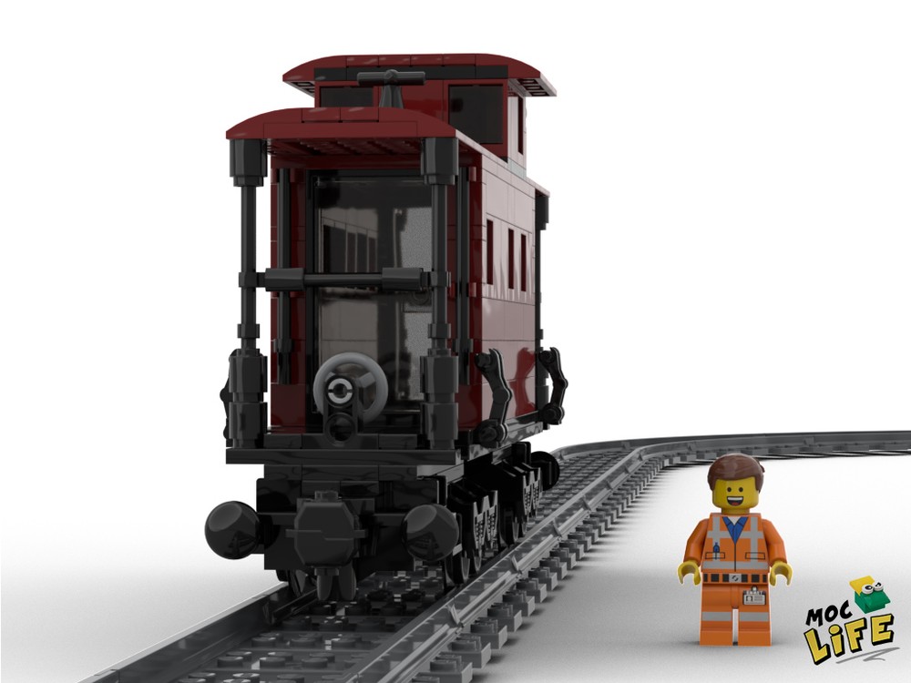 LEGO MOC Caboose by MocLife | Rebrickable - Build with LEGO