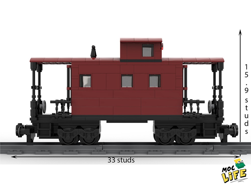 LEGO MOC Caboose by MocLife | Rebrickable - Build with LEGO