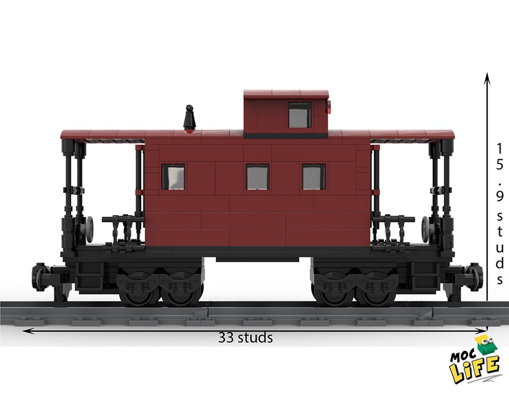 LEGO MOC Caboose by MocLife | Rebrickable - Build with LEGO