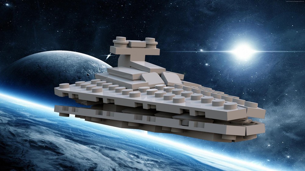 LEGO MOC Micro-Scale ISD by TSK15 | Rebrickable - Build with LEGO