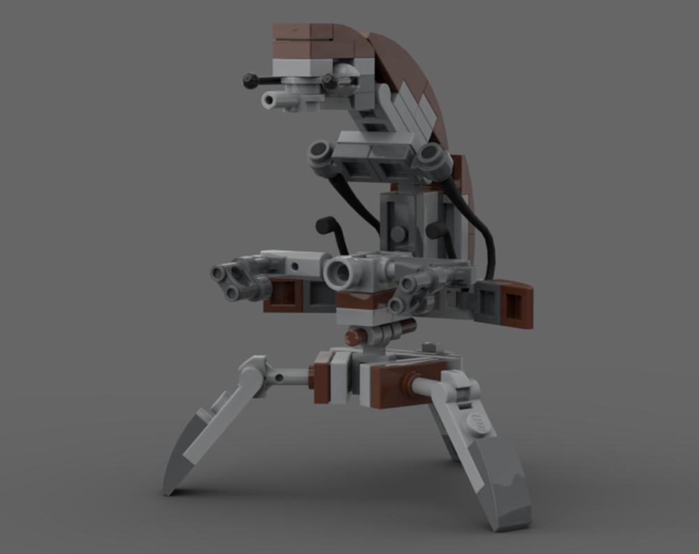 LEGO MOC-257332 Mini Droideka by Purrfectbuildz | Rebrickable - Build ...