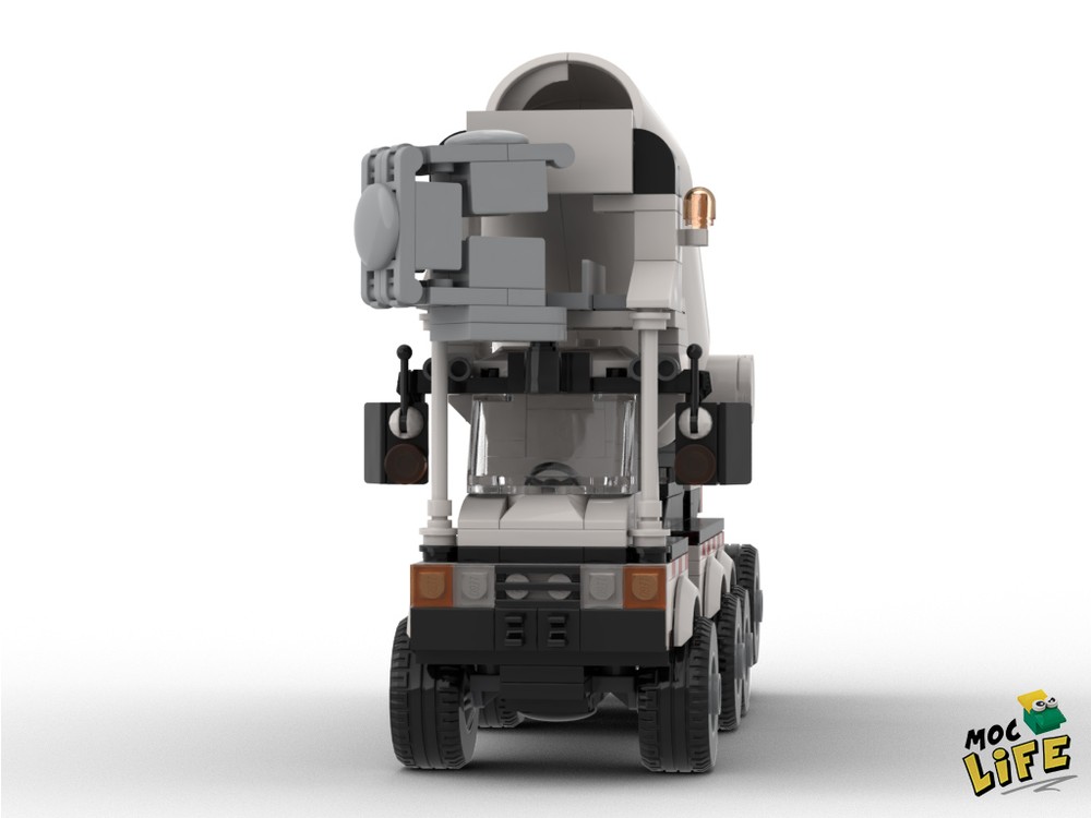 LEGO MOC Terex cement advance mixer by MocLife | Rebrickable - Build ...