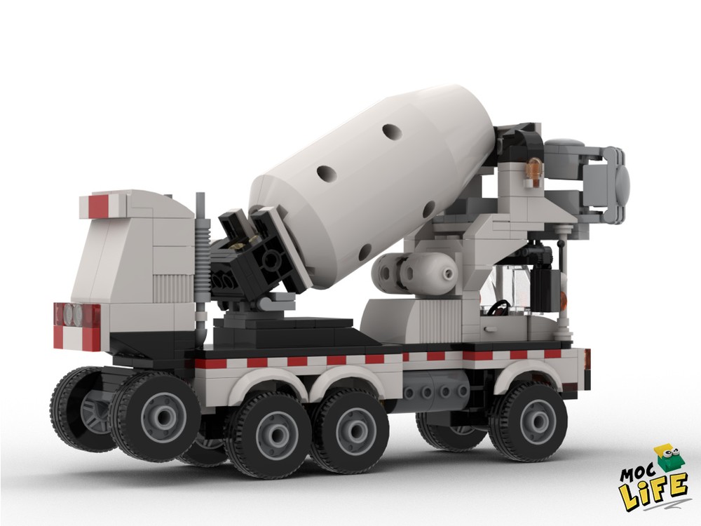 LEGO MOC Terex cement advance mixer by MocLife | Rebrickable - Build ...