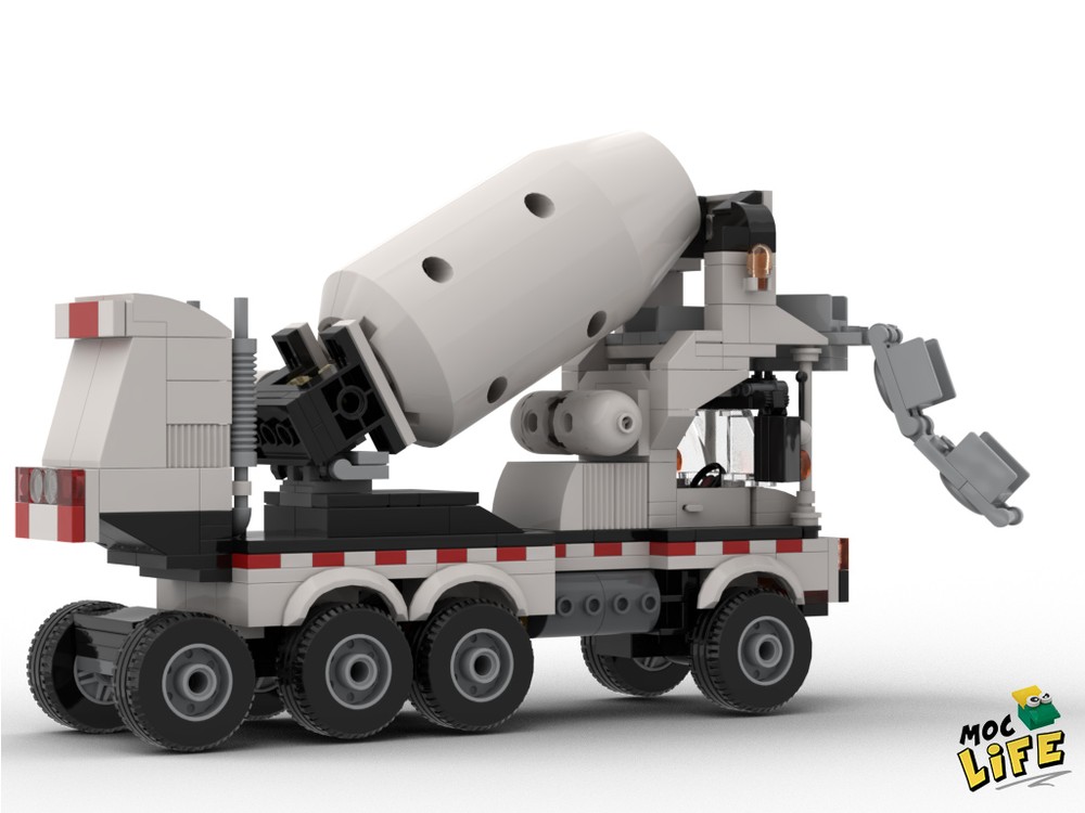 LEGO MOC Terex cement advance mixer by MocLife | Rebrickable - Build ...