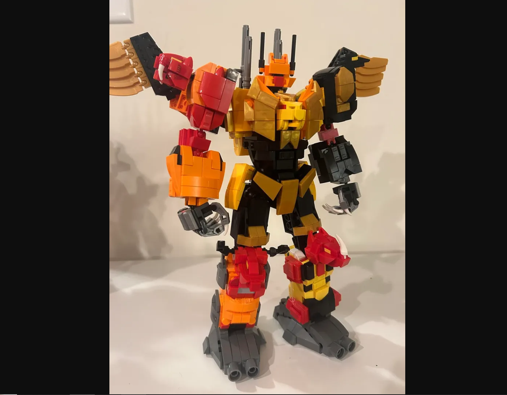 LEGO MOC-257402 Predaking Transformers by Invisiblespoon | Rebrickable ...