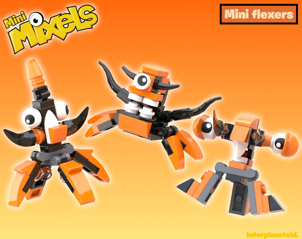 Lego Moc 257559 Mini Mixels Mini Flexers By Jaip Rebrickable