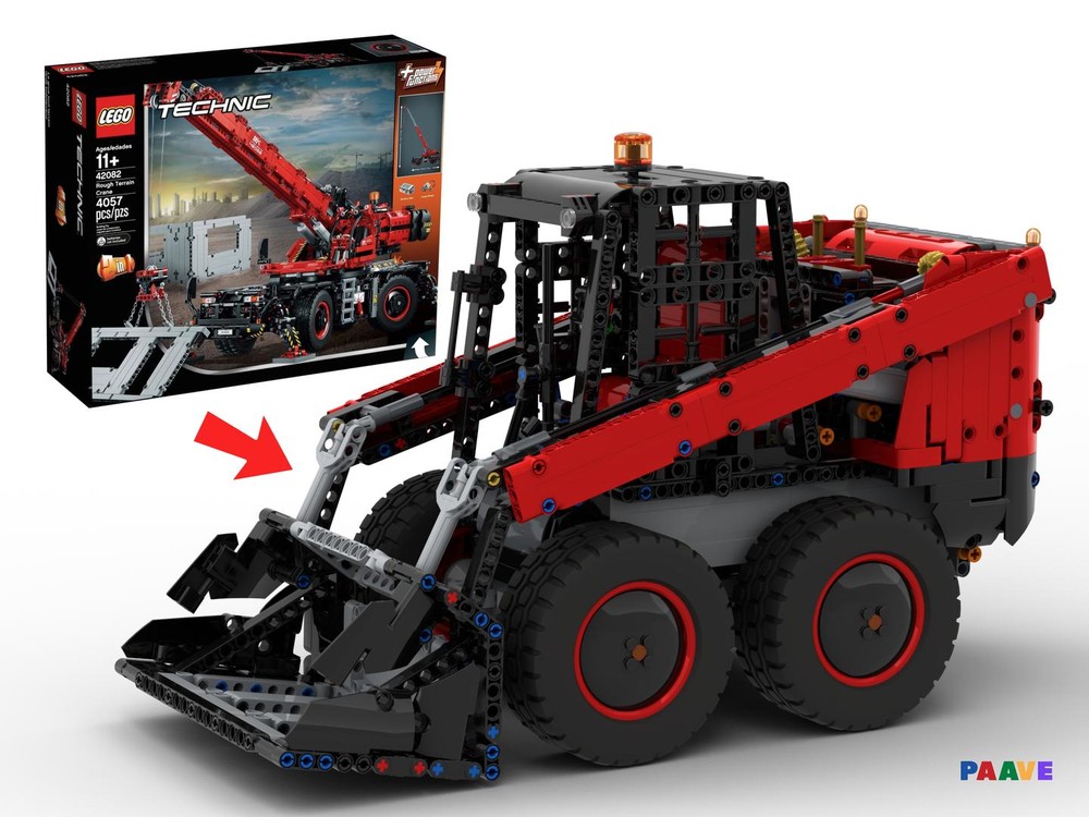 LEGO MOC-257654 42082 Skid Steer Loader by paave | Rebrickable - Build ...