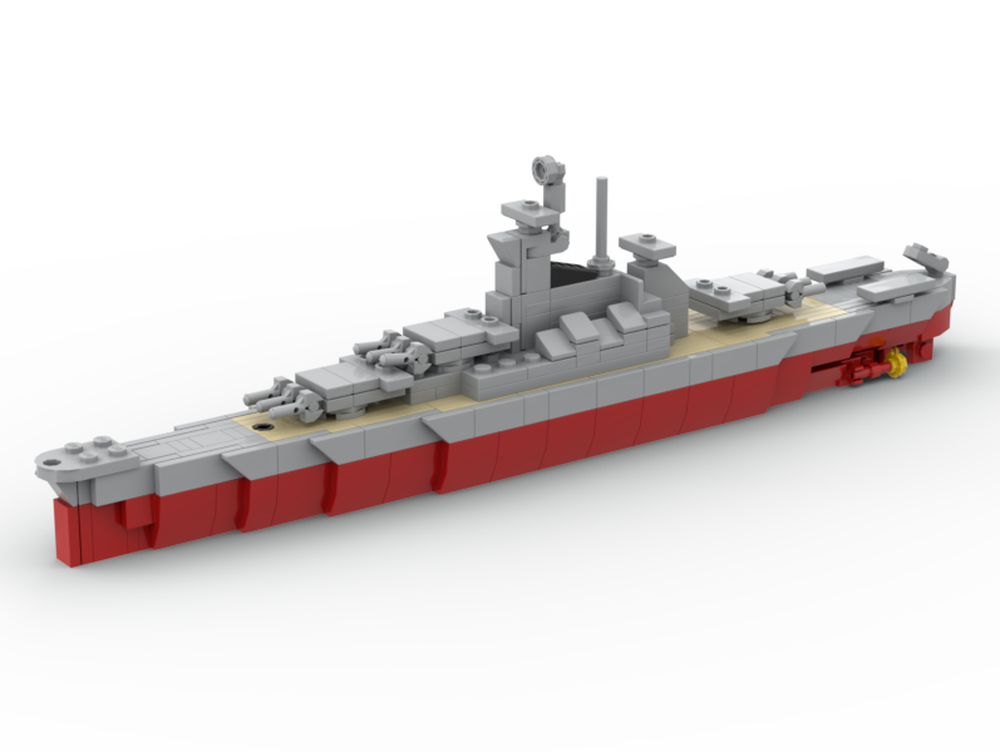 LEGO MOC-257683 USS Alabama (1/700th scale) by Coltbuilt Designs ...