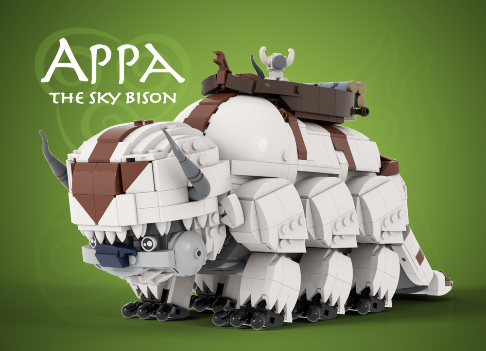 LEGO MOC-257688 Appa the Sky Bison by StudioTrico | Rebrickable - Build ...