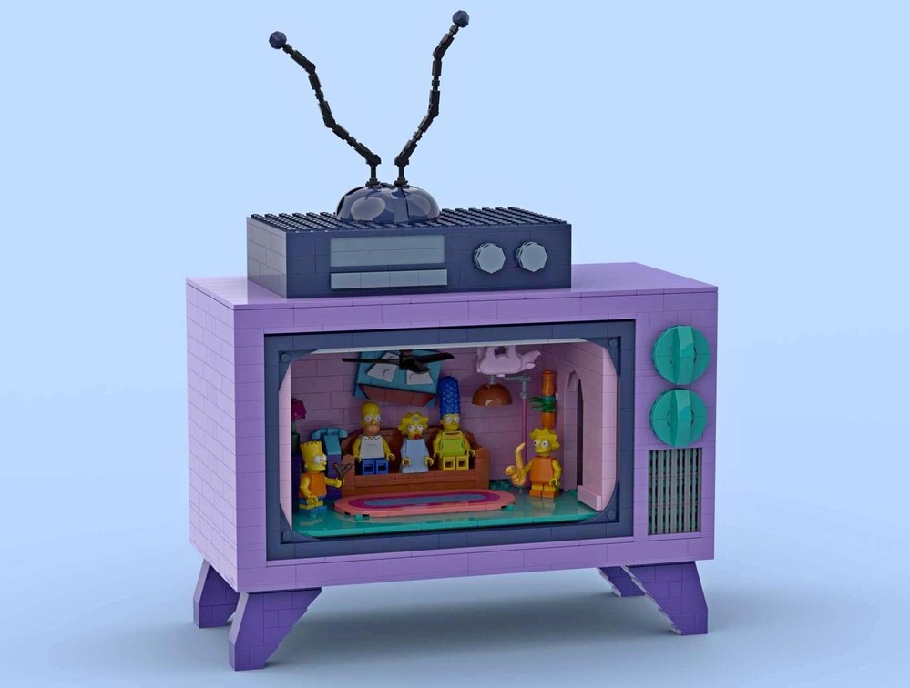 LEGO MOC-257859 SIMPSON'S TV by cecivier | Rebrickable - Build with LEGO