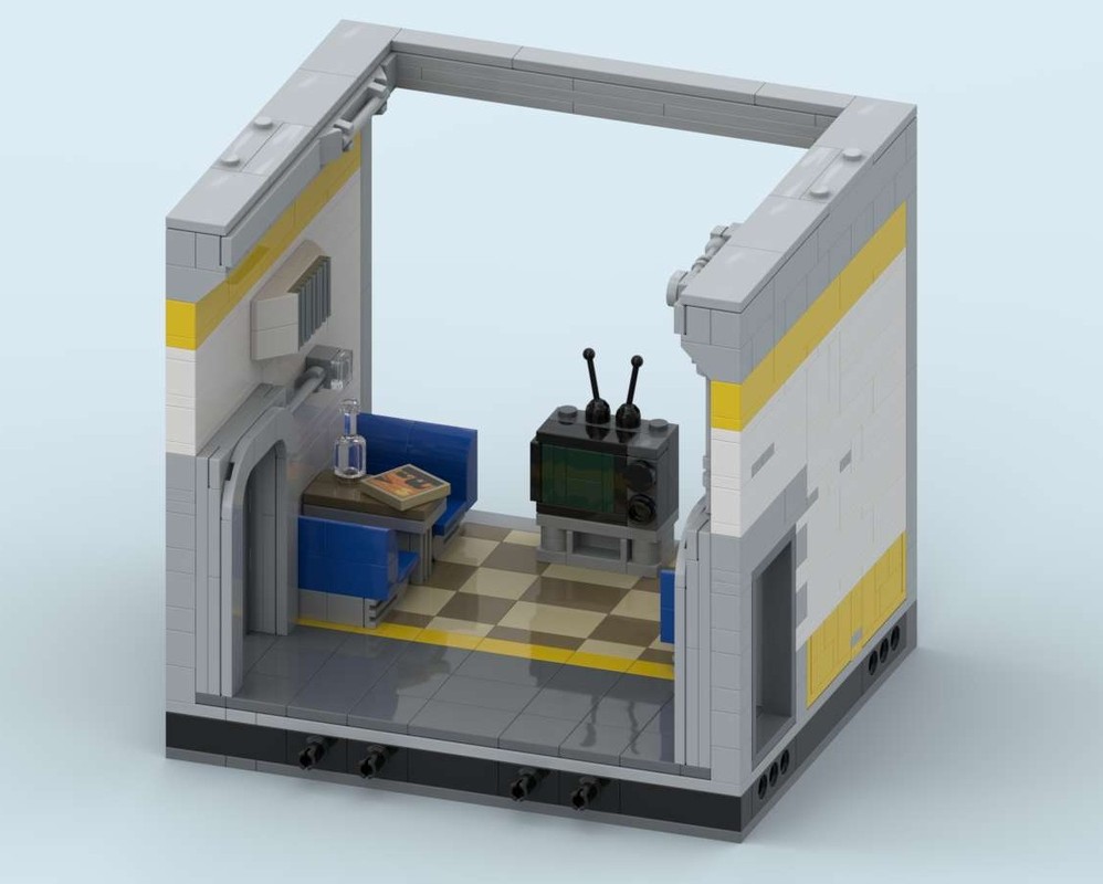 LEGO MOC-257914 Fallout Vault 42 - Elevator - Front Module - V1 by ...