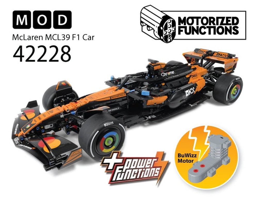 LEGO MOC-257965 42228 McLaren MCL39 F1 Car RC MOD for Power Function ...