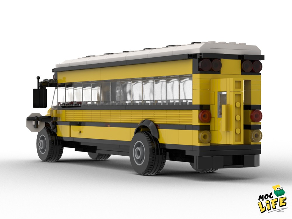 LEGO MOC American school bus by MocLife | Rebrickable - Build with LEGO