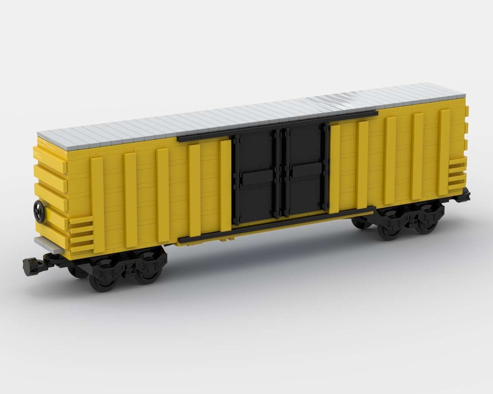 LEGO MOC-257974 60ft Boxcar High Cube Double Door by E-05 | Rebrickable ...