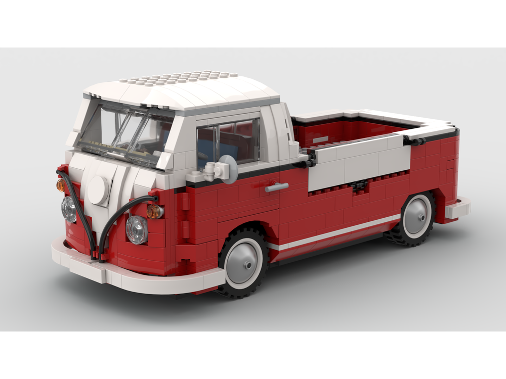 LEGO MOC 10220 - VW Pickup by Sato Bricks | Rebrickable - Build with LEGO