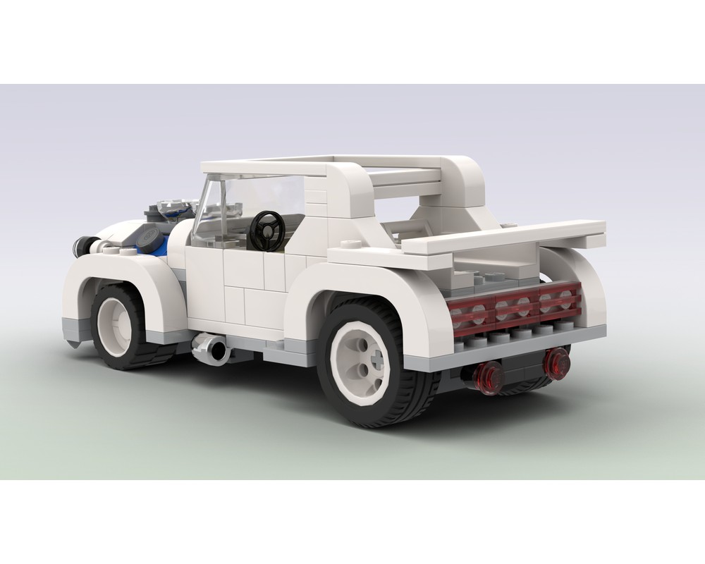 LEGO MOC White Hot Rod by Sams-Creatives | Rebrickable - Build with LEGO