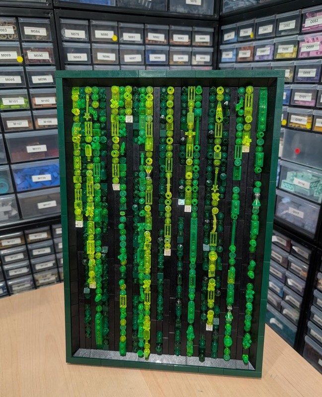 LEGO MOC-258247 The Matrix Code Poster by robertvii | Rebrickable ...