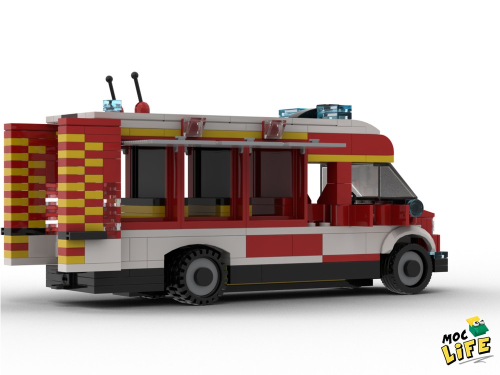 LEGO MOC Iveco Daily dually fire brigade by MocLife | Rebrickable ...