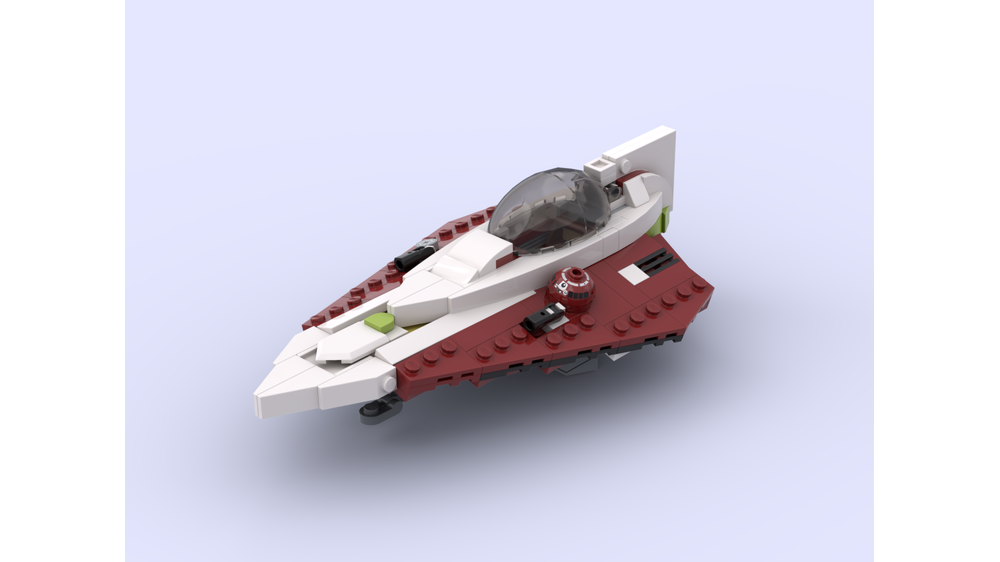 LEGO MOC Delta 7 Starfighter by P_R_I_M_E | Rebrickable - Build with LEGO
